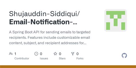 Github Shujauddin Siddiquiemail Notification Service With Spring