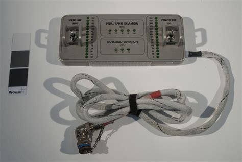 Display Panel Accessories Space Shuttle Cycle Ergometer Smithsonian Institution