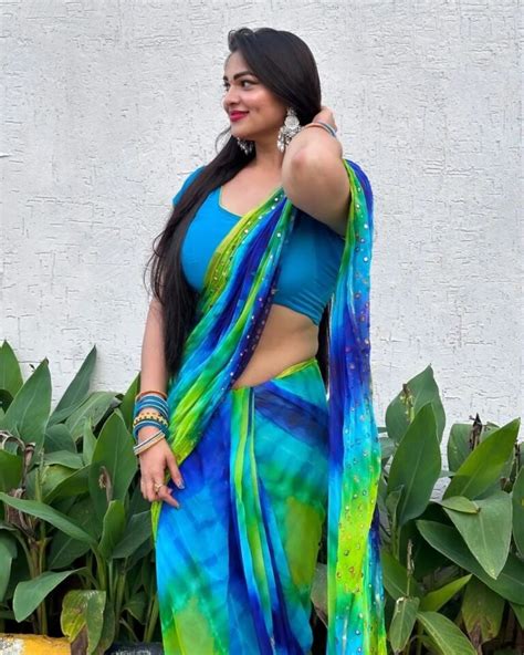 Ashwini Sri Spicy Photoshoot In Saree