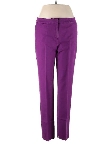 Boden Solid Purple Dress Pants Size 12 69 Off Thredup