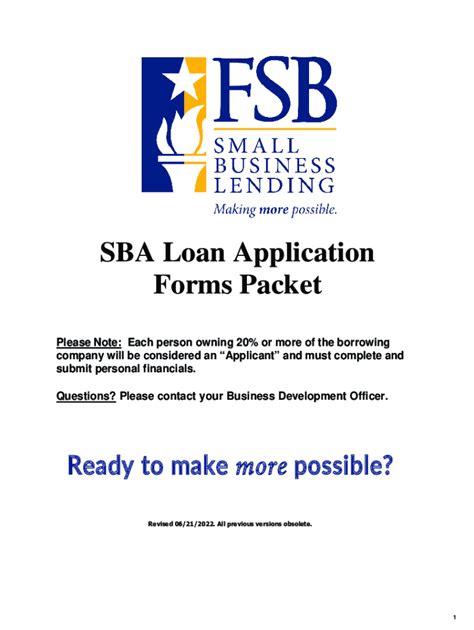 Fillable Online Q2 Sba Loan Application Forms Packet Fax Email Print Pdffiller