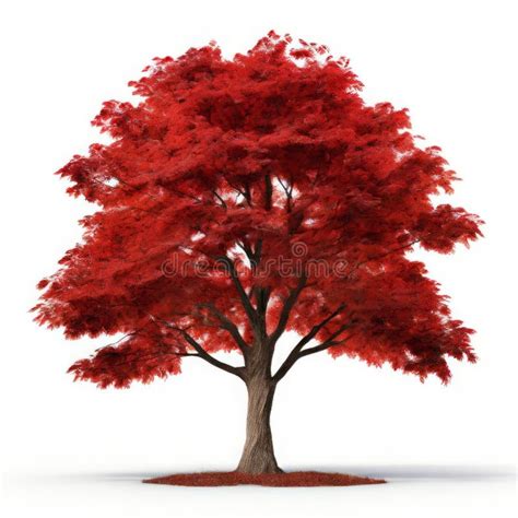 Raywood Ash A Variety Of Ash Tree With A Narrow Uprigh Stock Image