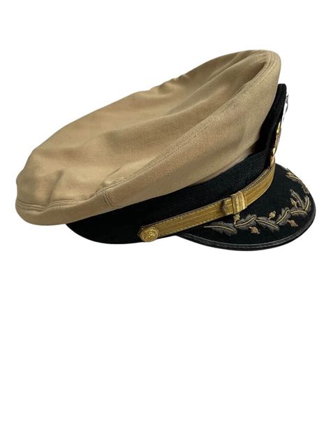 Ww2 Us Usn Navy Officers Commander Named Peak Cap Hat Fighter Pilot