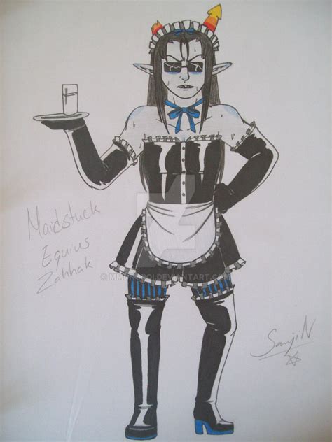 Maidstuck Equius Zahhak By Sanji Uchiha130 On Deviantart