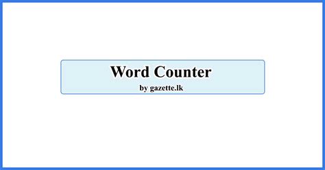 Word Counter Accurate Word And Character Counting Tool