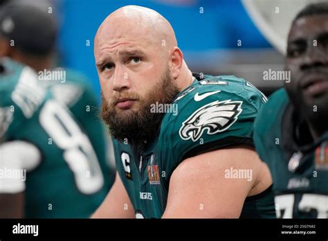 Philadelphia Eagles Offensive Tackle Lane Johnson 65 Is Seen On The