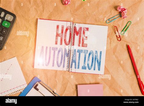 Handwriting Text Home Automation Conceptual Photo Home Solution That Enables Automating The