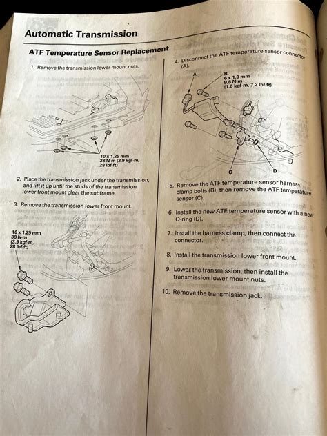 Atf Temp Sensor Malfunction Code P0713 Honda Pilot Honda Pilot Forums