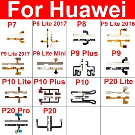 Power Volume Buttons Flex Cable For Huawei P P P P P Pro P P