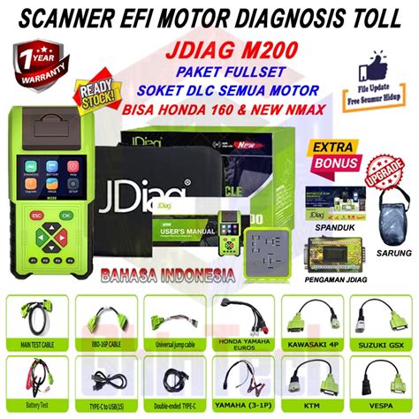 Jual Scanner Motor Jdiag M200 M200 Pro Remap Motor Scanner Function