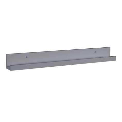 Floating Shelf Silver With Lip 60cm The Registry By Kootis
