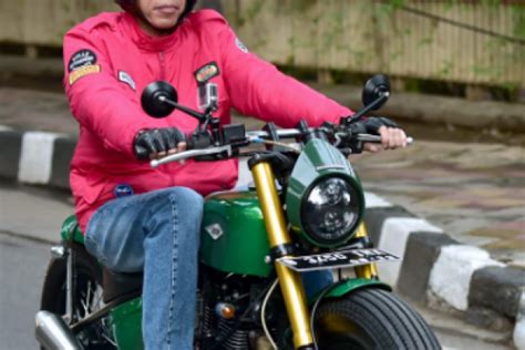 Wujud Motor Kawasaki W175 Modifikasi Milik Presiden Jokowi