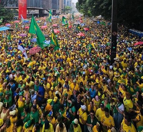 Ato Bolsonarista Reuniu Mil Na Avenida Paulista Diz SSP RPJNEWS
