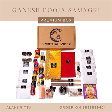 Ganpati Pooja Samagri Kit Premium And Deluxe Boxes