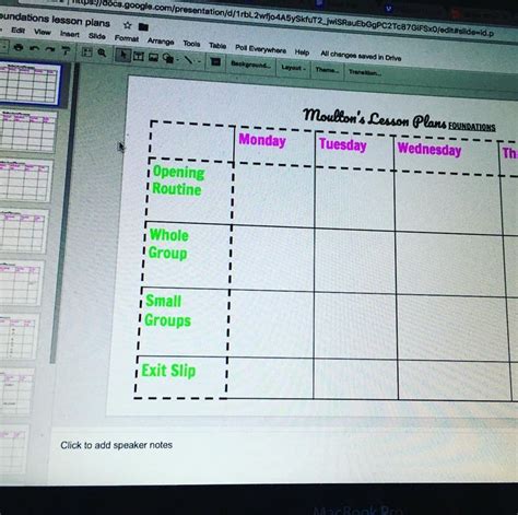 Blank Slate Lesson Planning For Back To School