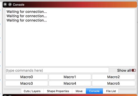 Console Not Working Lightburn Software Questions Lightburn Software