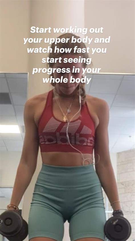 Fitness Girl Motivation Gym Tips Gym Motivation Gym Girl Upper Body Day
