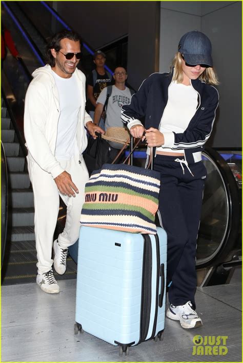 Sydney Sweeney Fiancé Jonathan Davino Share a Laugh While Arriving in