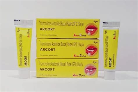 Triamcinolone Acetonide Buccal Paste Gel At ₹ 80 Pieces Derma