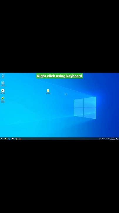 Right Click Using Keyboard 😊computer Education Trend Viralshorts