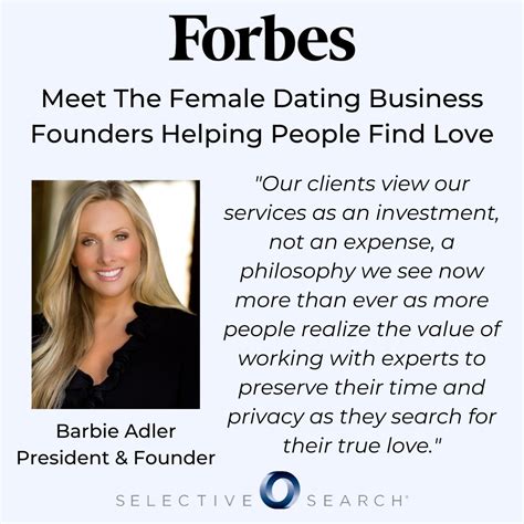 Selective Search On Linkedin Matchmaking Forbes Matchmaker Love