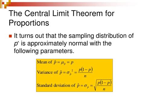 Ppt Sampling Distribution Of A Sample Proportion Powerpoint