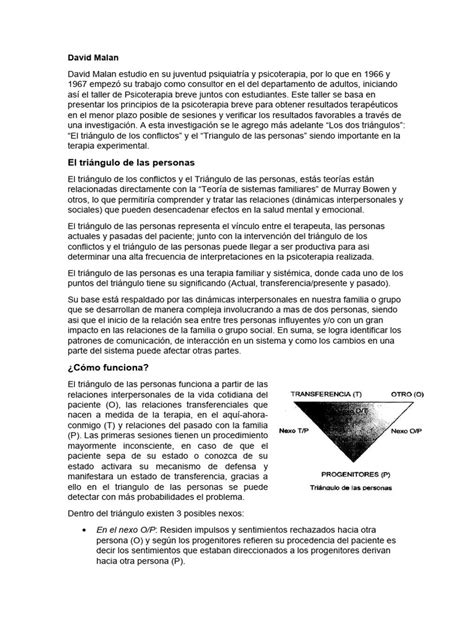 David Malan Pdf Psicoterapia Ciencias Del Comportamiento