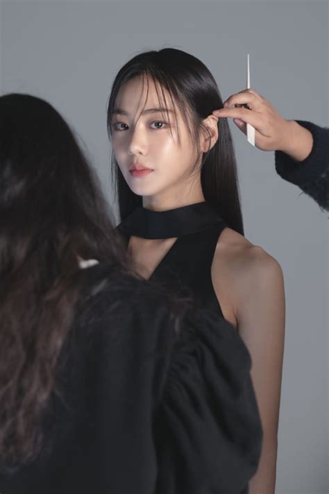 한지은 화보 비하인드 공개물오른 비주얼 엑스포츠뉴스 나무뉴스