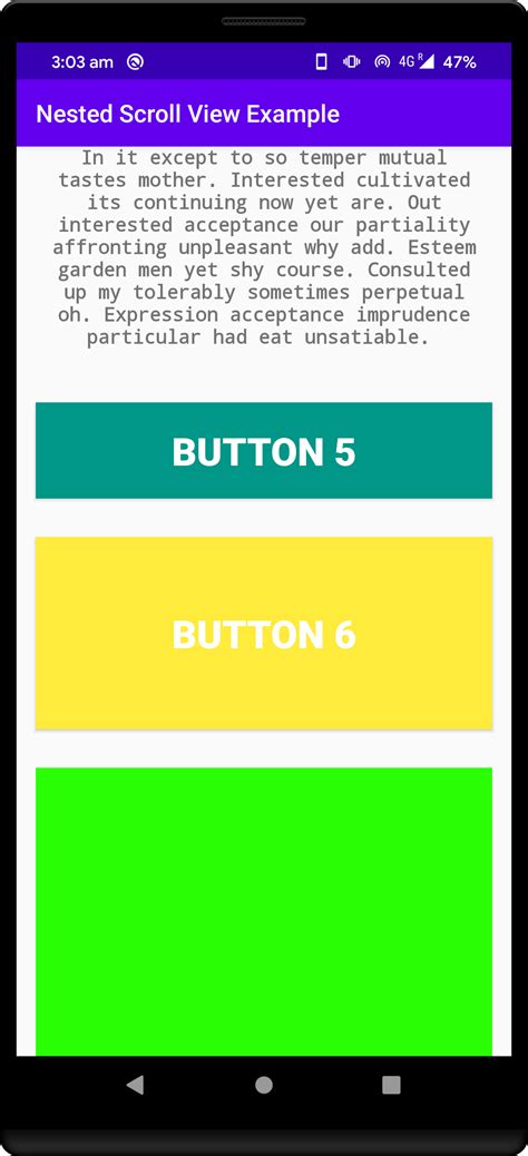 How To Add A Nestedscrollview In Android App Studytonight