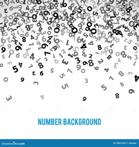 Abstract Math Number Background Vector Illustration Stock Vector Illustration Of Design