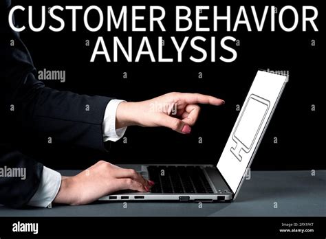 Text Caption Presenting Customer Behavior Analysis Word For Buying