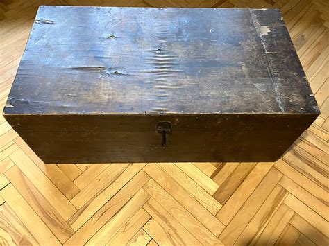 Stary Kufer Drewniany Skrzynia Luborzyca OLX Pl