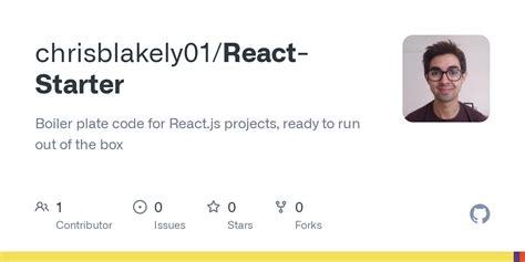 Github Chrisblakely01react Starter Boiler Plate Code For Reactjs