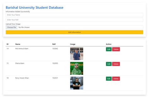 Md Aminul Islam Amin On Linkedin Php Sql Crud Bootstrap