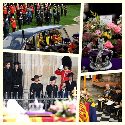ภาพชุด หีบพระบรมศพควีนเอลิซาเบธ เคลื่อนสู่ปราสาทวินด์เซอร์ผ่านกรุง