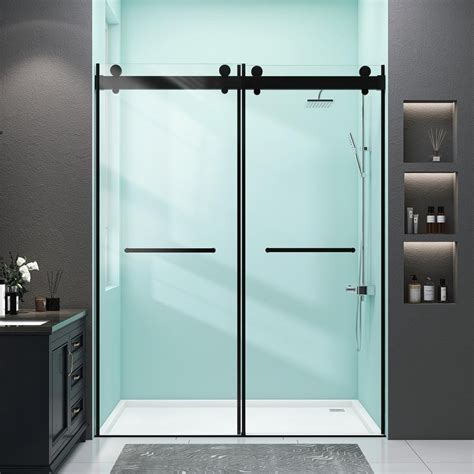 Zeafive 60 Inw X 79 Inh Double Sliding Shower Door Soft Close