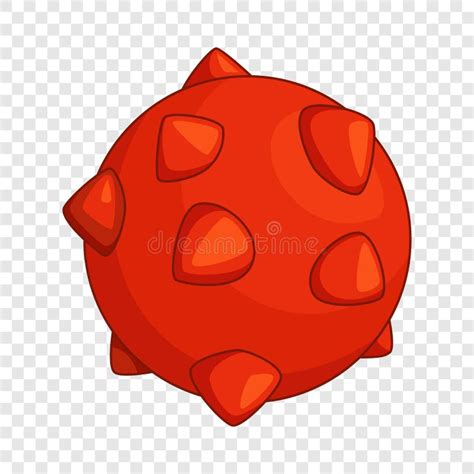 cone Do Planeta De Marte Estilo Dos Desenhos Animados Ilustração do