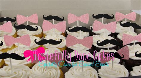 Tastefully Done Gender Reveal Cupcakes
