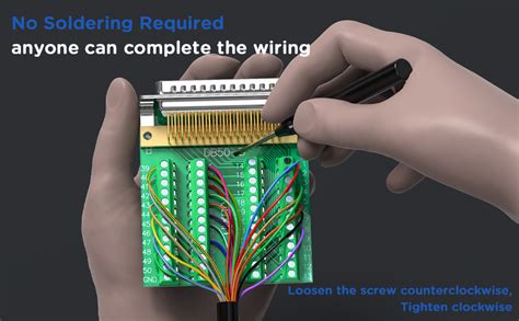 Amazon Com JUXINICE DB50 Female Connector To Terminal Block HDB50 Breakout Board No Soldering