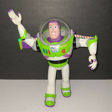Buzz Lightyear Toy Story Disney Pixar Action Figure Working Andy On Bottom Foot 4599680924