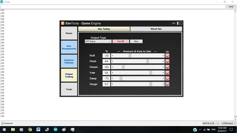 Question Game Engines Axis Values Are Not Getting Out To Arduino Via Serial