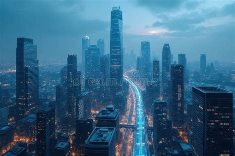 Transforming Ai Powered Industries With Advanced Solutions Stock Illustration Illustration Of