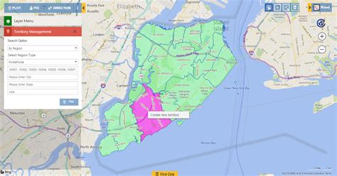 create multiple territories quickly within map itself in dynamics 365