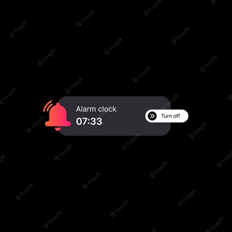 Premium Vector Alarm Clock Notification Banner Illustration Social