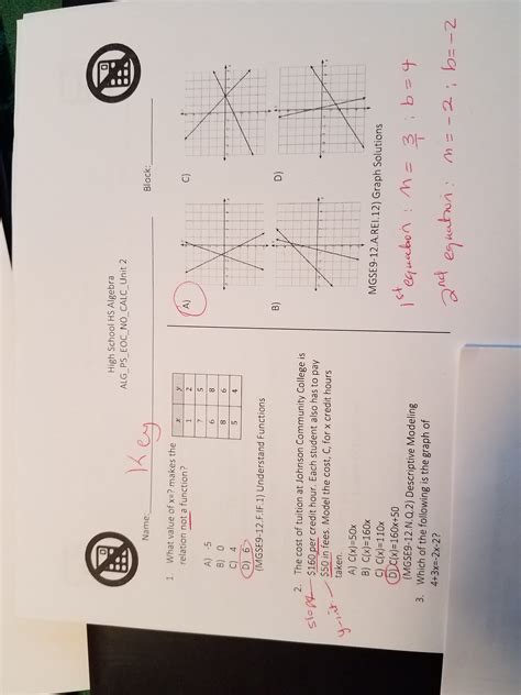 Algebra Eoc Practice Test 1pdf