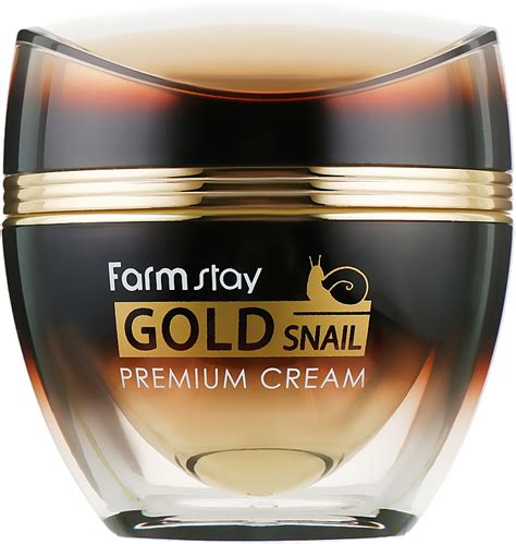 Крем за лице със злато и секрет от охлюв Farmstay Gold Snail Premium