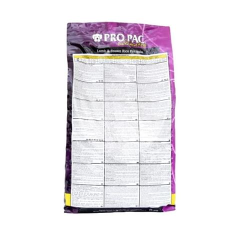 Pro Pac Perro Adulto Cordero Y Arroz Integral 25kg Y 12kg Chilax El