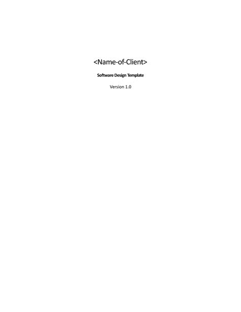 Cs 230 Module Two Assignment Software Design Template Software Design