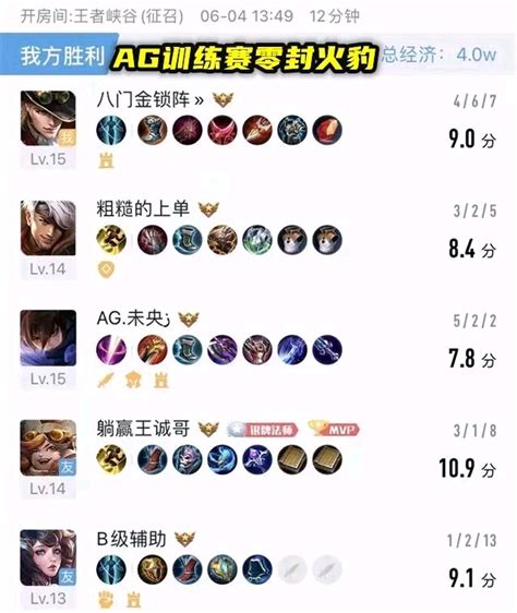 Ag训练赛零封火豹，久诚重回首发获mvp，一诺不在轮换 哔哩哔哩
