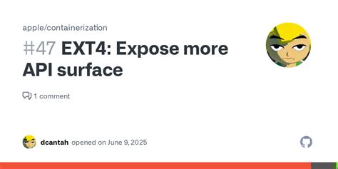 Ext4 Expose More Api Surface · Issue 47 · Apple Containerization · Github